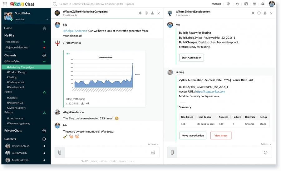 Zoho Cliq для Казахстана
