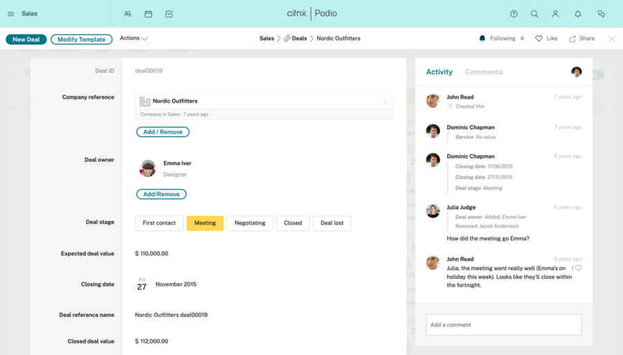 Citrix Podio для Казахстана